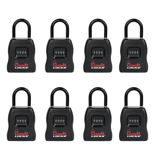 Large & Heavy Duty Lockbox 4-Digit Numeric Combination Portable & Secure